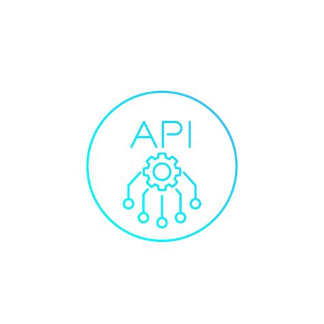 API Application Programming Interface Vector Linear Icon Vector Art At Vecteezy
