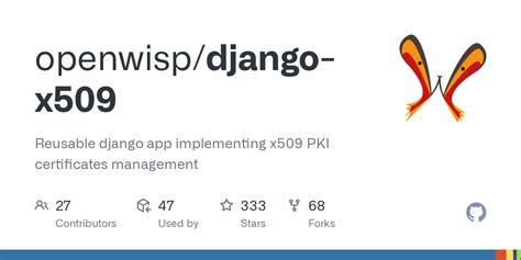Issues Openwisp Django X509 GitHub