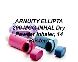 ARNUITY ELLIPTA 200 MCG INHAL Dry Powder Inhaler 14 Blisters