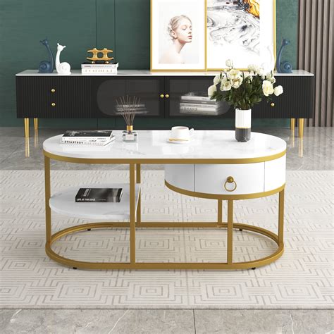 Table Basse Fixe Ohjijinn Table Basse Table De Salon Table Basse