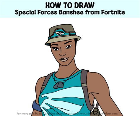 How To Draw Special Forces Banshee From Fortnite Fortnite Step By