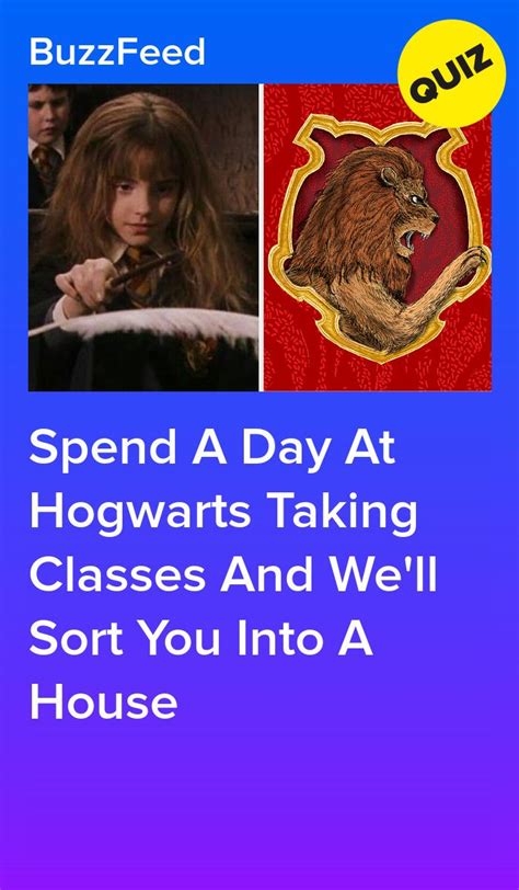 Plan Your Hogwarts Class Schedule And We Ll Reveal Your True House