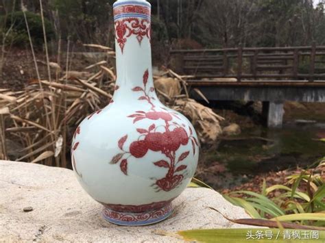 青楓玉閣三寶村實拍釉里紅三多小天球 每日頭條