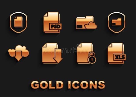 set document with download folder protection xls file document and