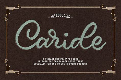 Caride Script Regular Font