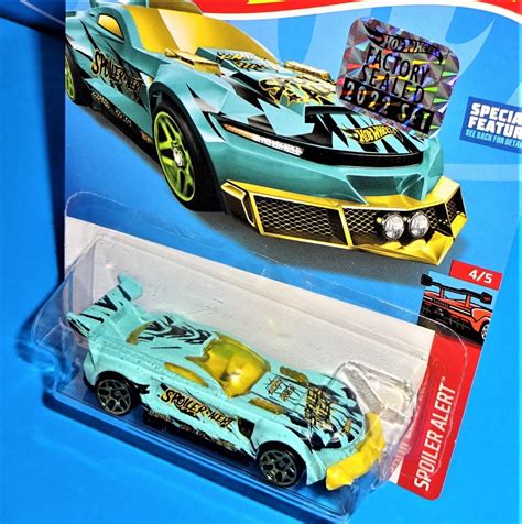 Hot Wheels Factory Set 2022 Spoiler Alert Track Ripper Aqua