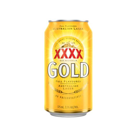 Xxxx Gold Cans 375ml