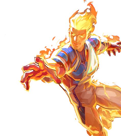 Human Torch Cosmetics Marvel Rivals Skins