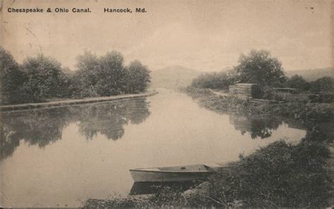 Chesapeake Ohio Canal Hancock MD Postcard
