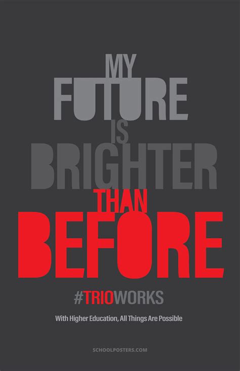 Trio Future Brighter Than Before Poster Llc
