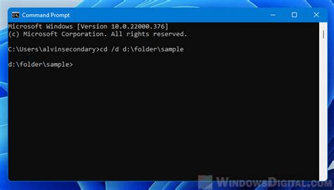 How To Change Directory Drive In CMD On Windows 11 Being Used Quotes Driving Windows