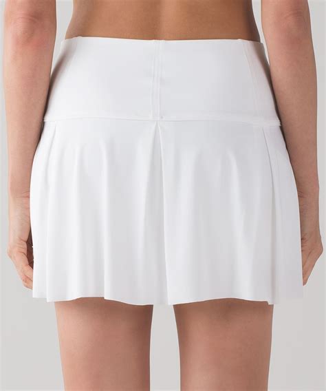 Lululemon Lost In Pace Skirt Tall White Lulu Fanatics