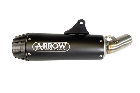 ARROW Auspuff DARK REBEL aus Edelstahl mit Carbon Endkappe für Kawasaki Z RS AR RB