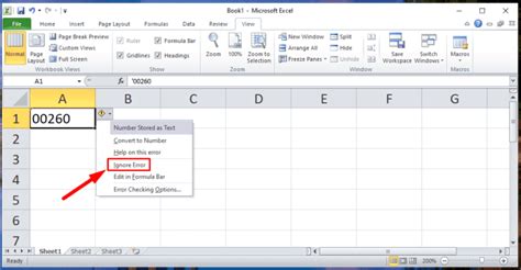 Excel Error Green Triangle How To Fix And Disable It