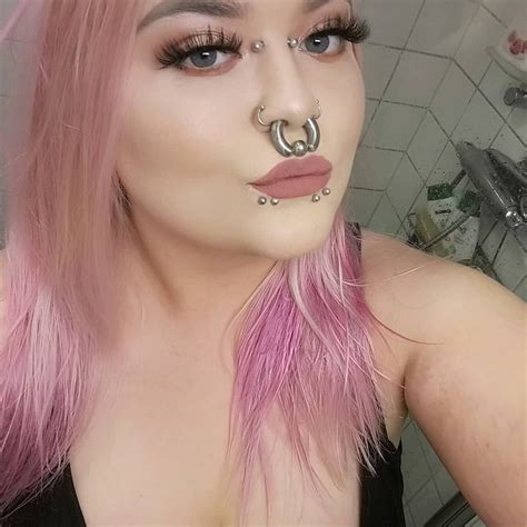 Women With Huge Septums Facial Piercings Body Modification Piercings Body Piercings