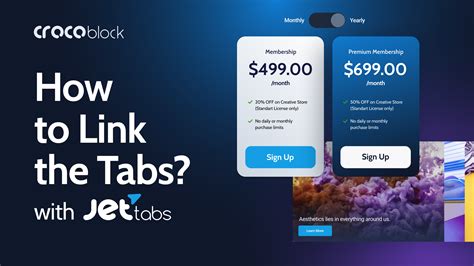 How To Add The Link To The Tab In Jettabs Crocoblock