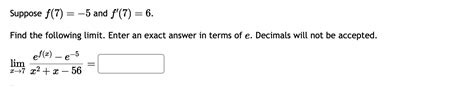Solved Suppose F And F Find The Following Chegg