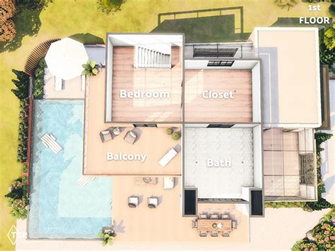 The Sims Resource Beach House Tsr Cc Only