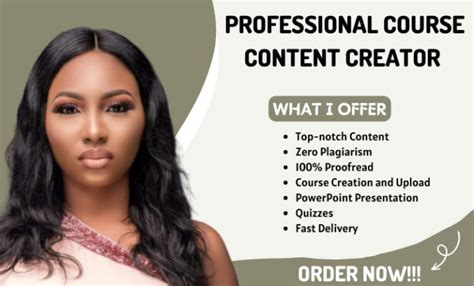 Create Your Online Course Content Course Development Elearning Course