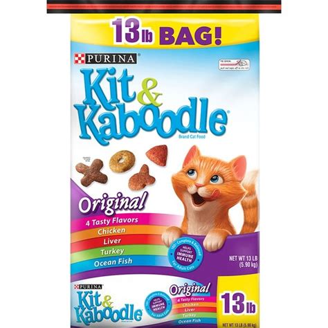 Purina Kit And Kaboodle Dry Cat Food Original 13 Lb Instacart