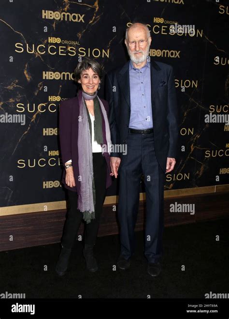 Anna Stuart And James Cromwell Attending The Succession Season 3