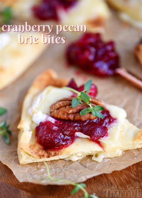 Cranberry Pecan Brie Bites Mom On Timeout