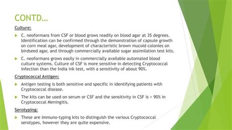 Cryptococcal Meningitis Pptx Brain And Nervous System Disorders Diseases And Conditions