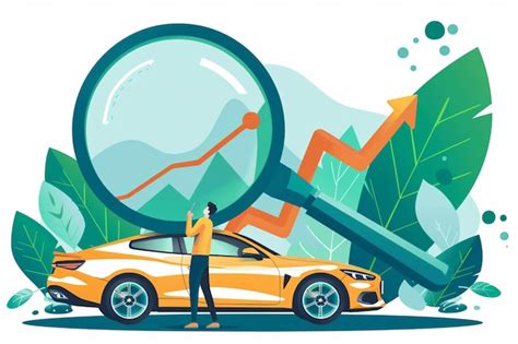 Figure Examining Automotive Analysis Scene Premium Ai Generated Vector