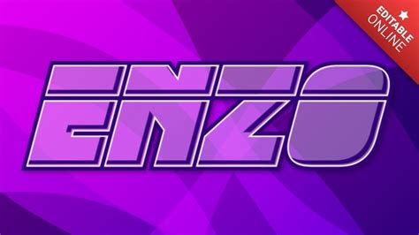 Enzo Text Style Effects Generator