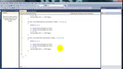 Calculadora Basica Windows Form C Youtube