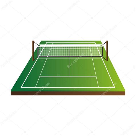 Campo De Pista De Tenis Juego Icono Del Deporte Vector 2023