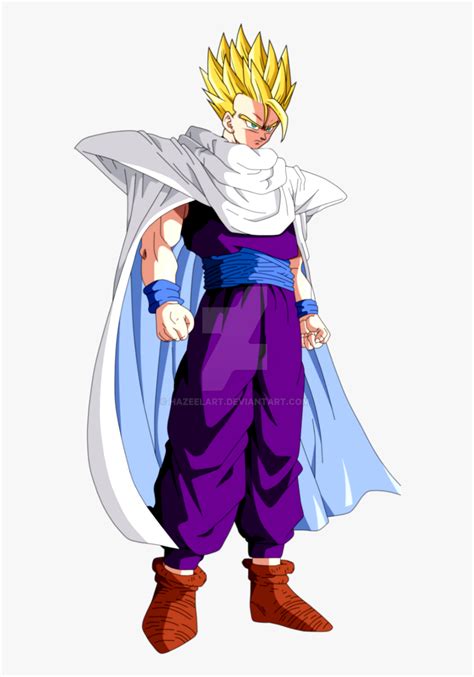 Adult Ssj Piccolo By Adult Gohan Piccolo Clothes Hd Png Download