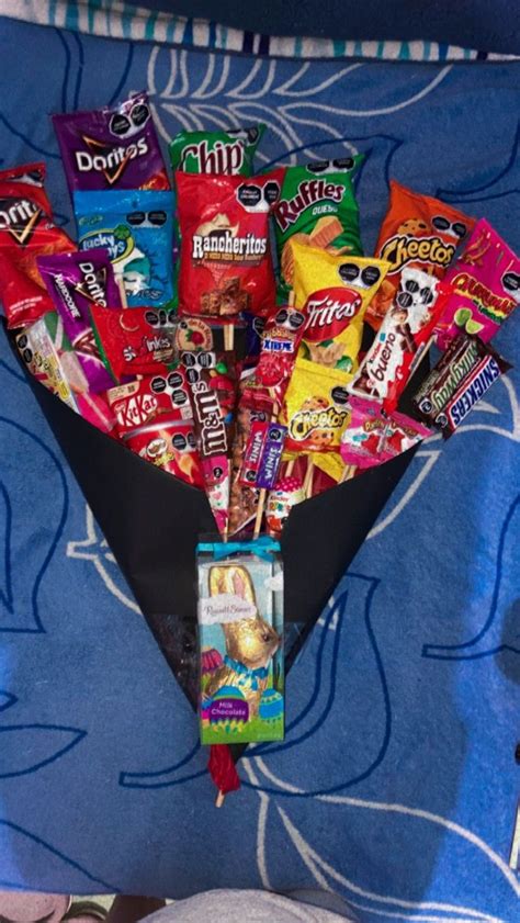 San Valentín 🥰 ️ Ramo De Golosinas Manualidades Regalos