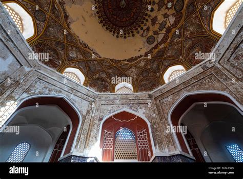 Beautiful Interior Of The Shahzada Abdullah Shrine Herat Afghanistan
