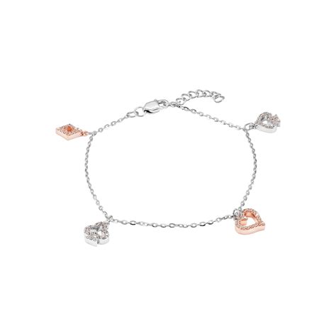 Lắc Tay Vàng 10k đính đá Ecz Disneypnj Alice In Wonderland Xmxmh000040