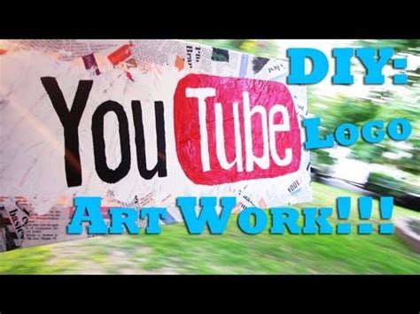 DIY YouTube Logo Art Work YouTube