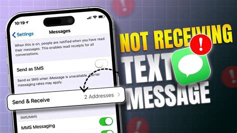 How To Fix Iphone Not Receiving Text Messages Message Not Delivered On Iphone Youtube