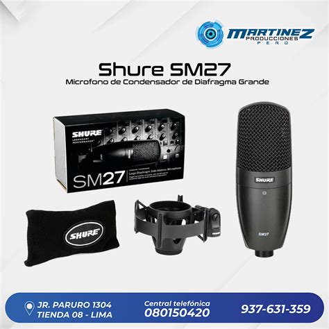 Shure Sm27 Batblack Peru