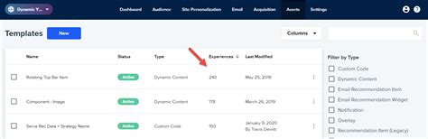 Creating Templates Dynamic Yield Knowledge Base
