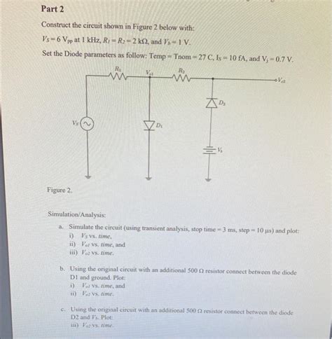 Solved Construct The Circuit Shown In Figure Below With Chegg