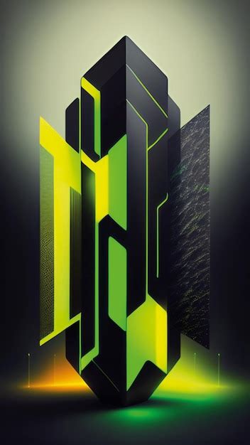 Premium Ai Image A Mesmerizing Geometric Abstract