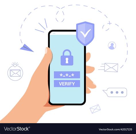 Otp One Time Password For Secure Transaction Vector Image