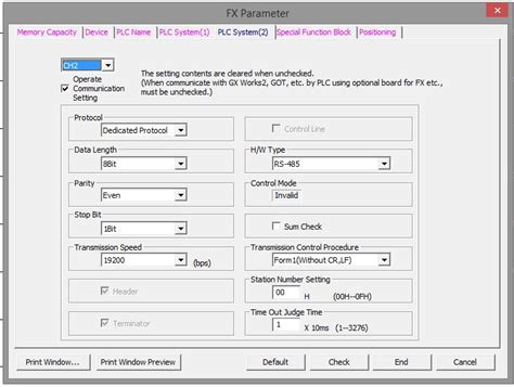 Fx3u Modbus Communication Mitsubishi