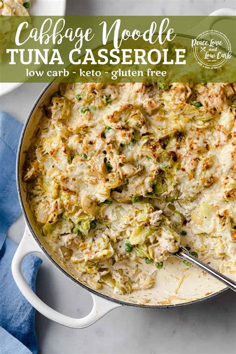 Keto Tuna Casserole One Pot Meal Peace Love And Low Carb