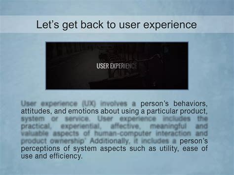 user experience vs user interface ppt