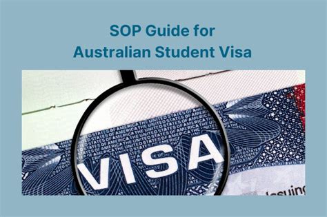 SOP For Australia Format Sample