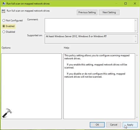 Scan Mapped Drives With Microsoft Defender