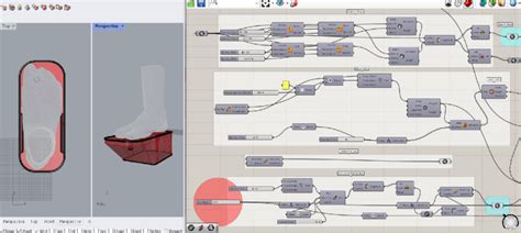 1 Creation Of The Design Wireframe Based On The Foot Scan By Author