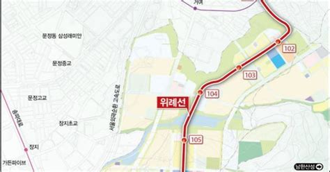 서울 위례신도시 잇는 트램 사업 착공2025년 개통 예정