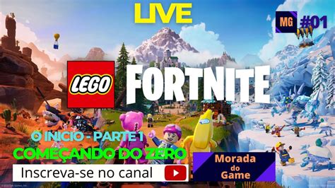 Lego Fortnite Ao Vivo Come Ando Do Zero Parte Youtube